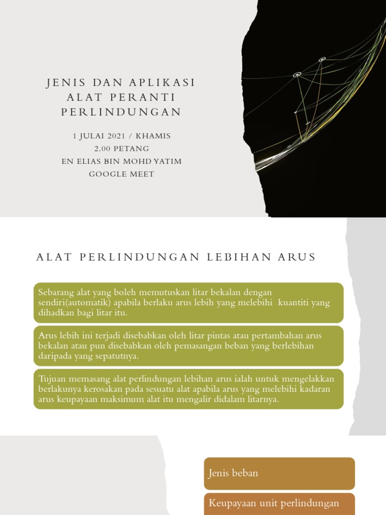 Jenis Dan Aplikasi Alat Peranti Perlindungan | PDF