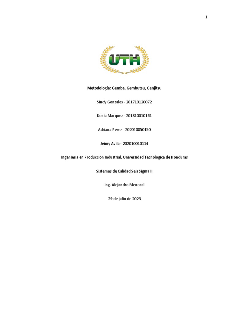 Metodologia Gemba, Gembutsu, Genjitsu | PDF Metodologia Gemba, Gembutsu, Genjitsu | PDF