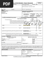 Accord 35 - Lost Policy Release (LPR) Form - Policy Cancellation ...