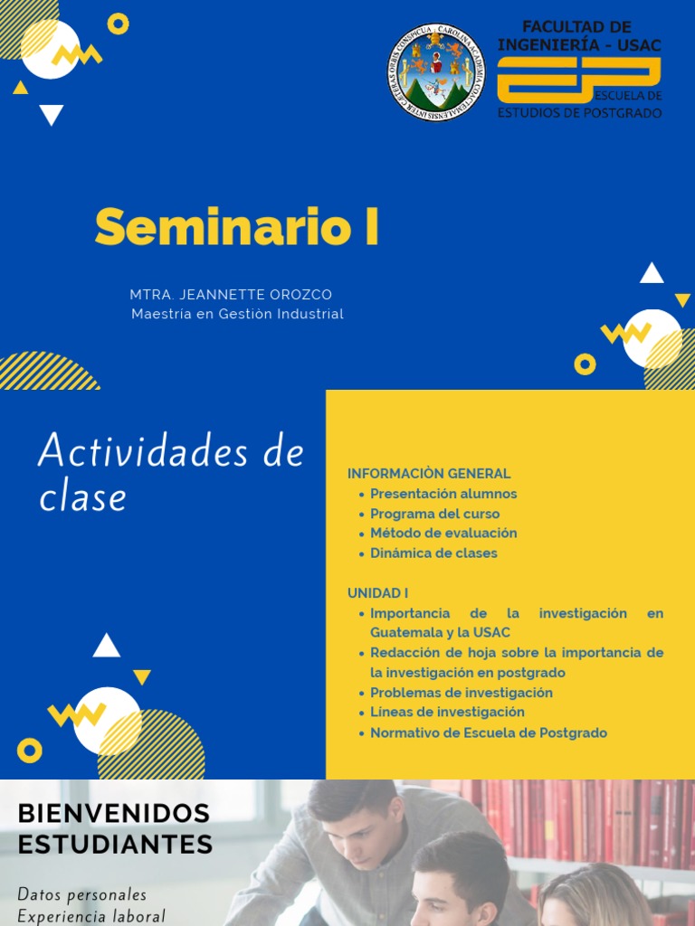 Seminario 1-2023 Clase 1 - Compressed | PDF