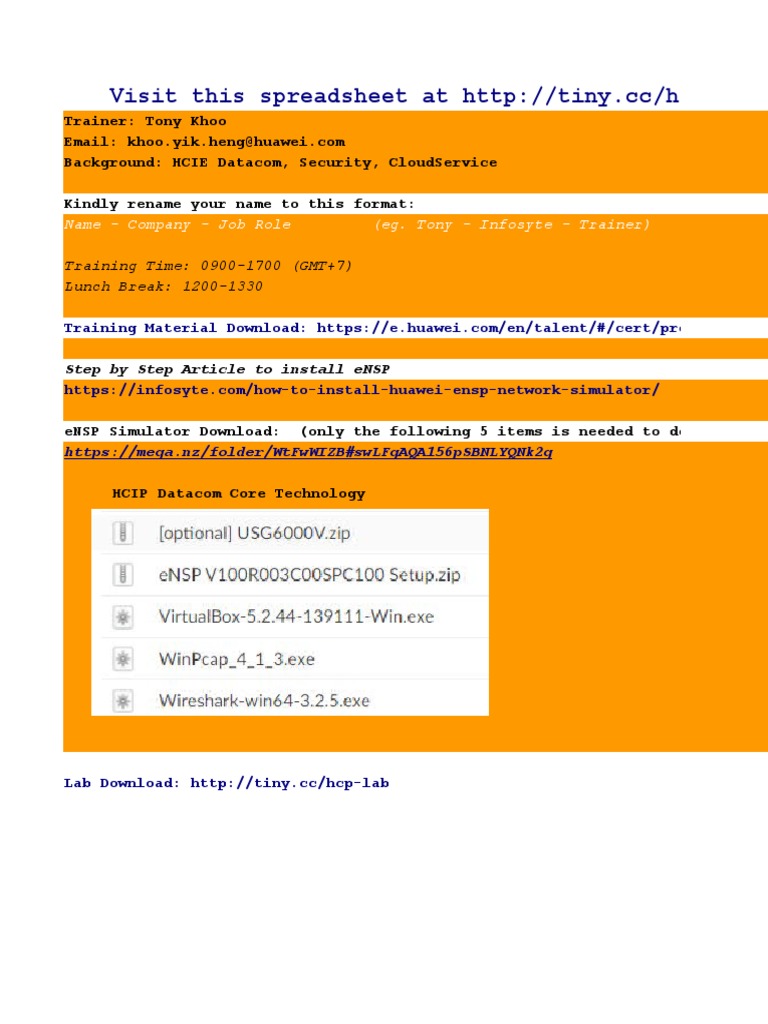 HCIP Datacom - Core Technology D2D Activity | PDF