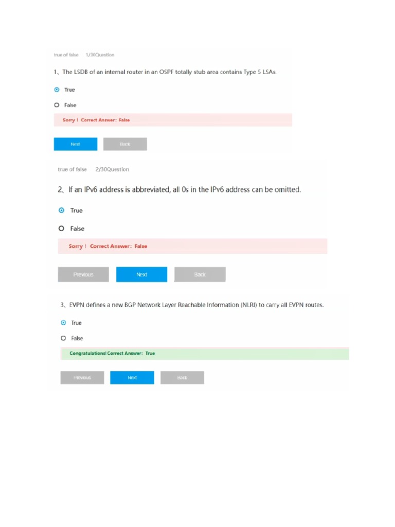 Mock Exam Datacom-Core Technology | PDF