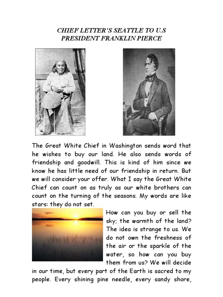 Chief Seattle Letter | PDF