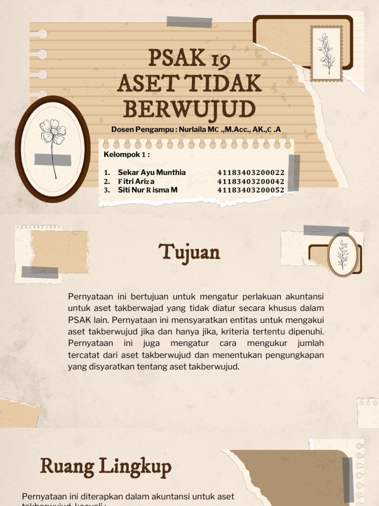 PSAK 19 Aset Tak Berwujud | PDF