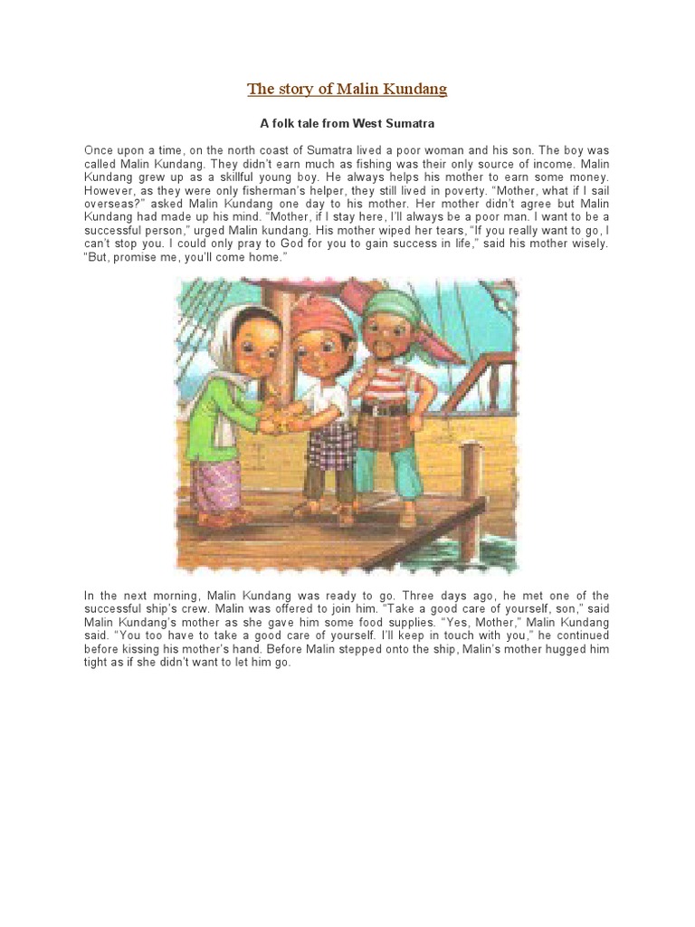 The story of Malin Kundang | PDF