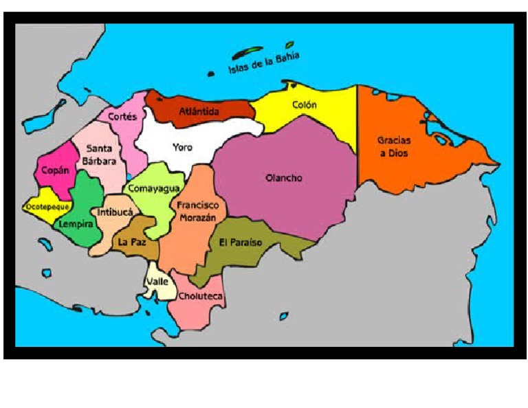 Mapa Honduras Ampliado | PDF