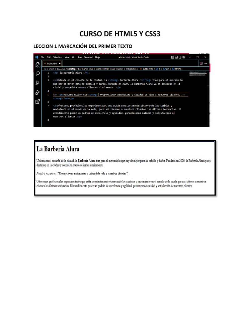 HTML5 CSS3 Parte1 | PDF
