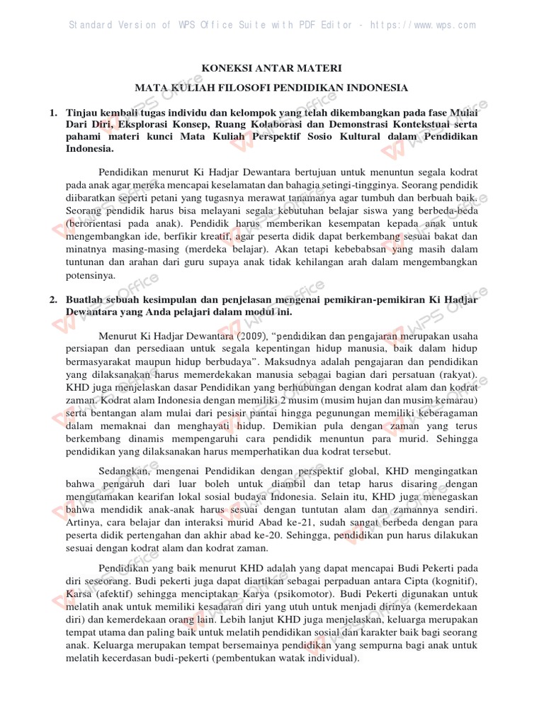 FPI - Koneksi Antar Materi - Topik 2 Ok | PDF