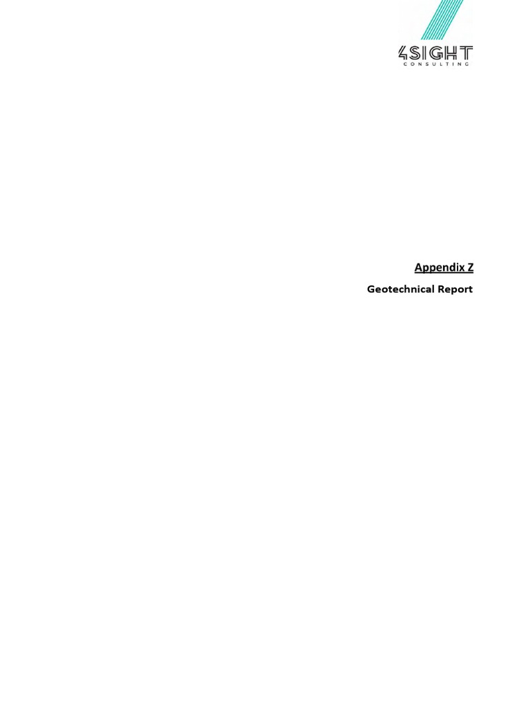 Appendix Z Geotechnical Reports Reduced Size | PDF