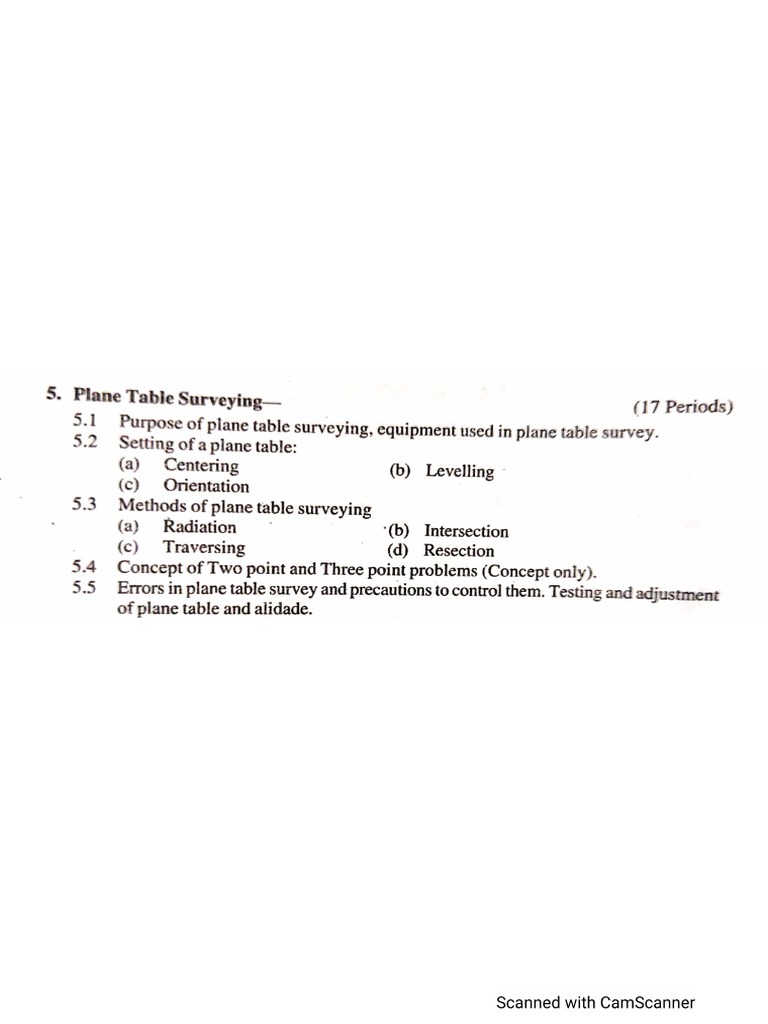 Plane Table Surveying Complete_8653207 | PDF