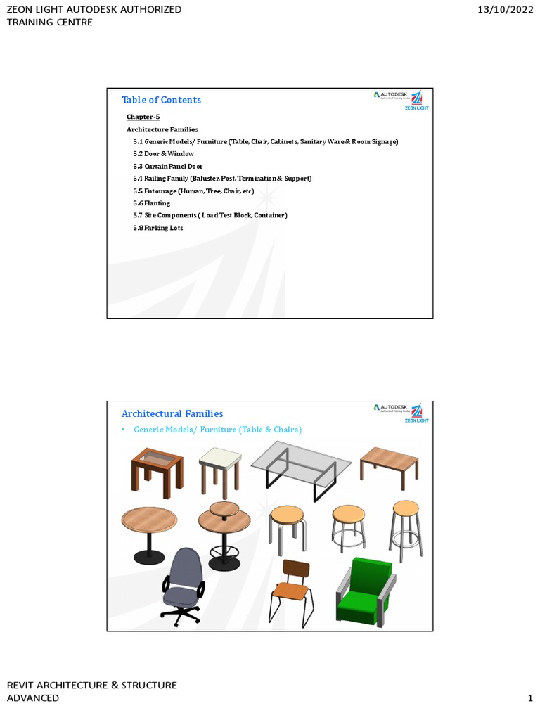 Revit A - S Advanced (Chapter-5) | PDF