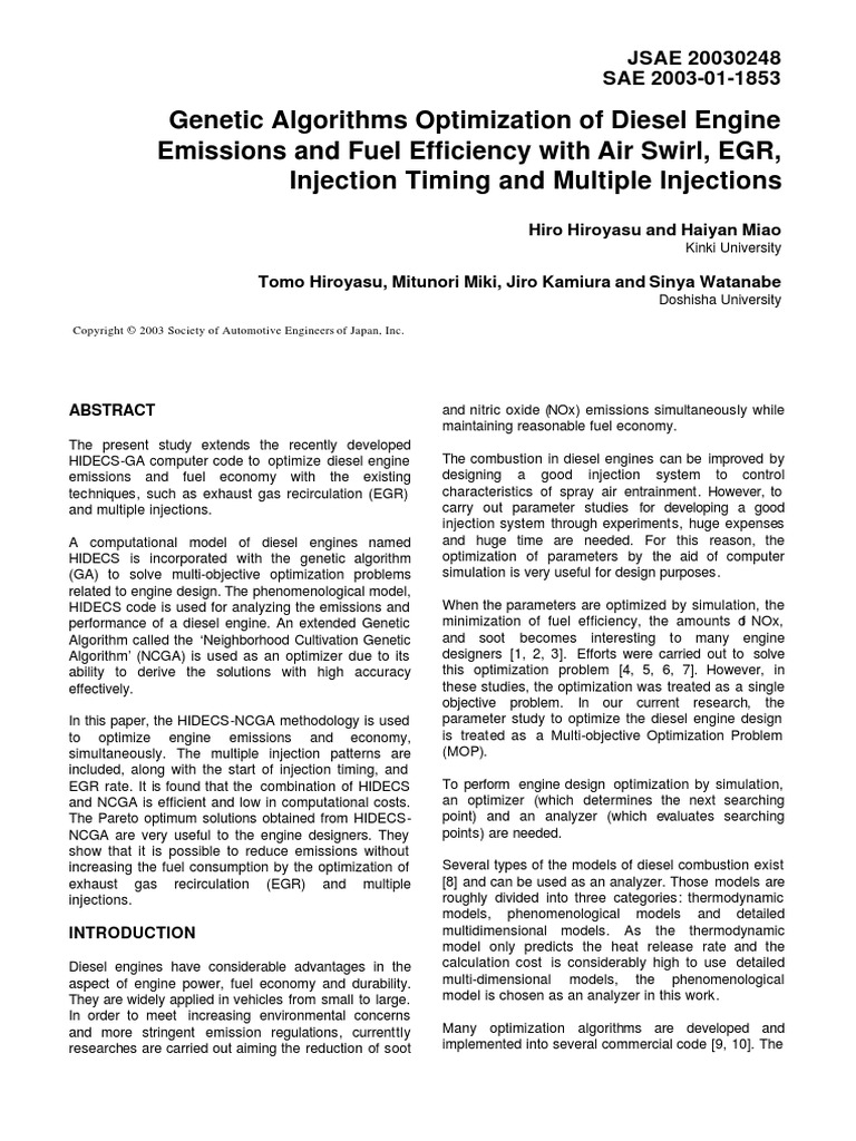 Genetic_Algorithms_Optimization_of_Diesel_Engine_E | PDF