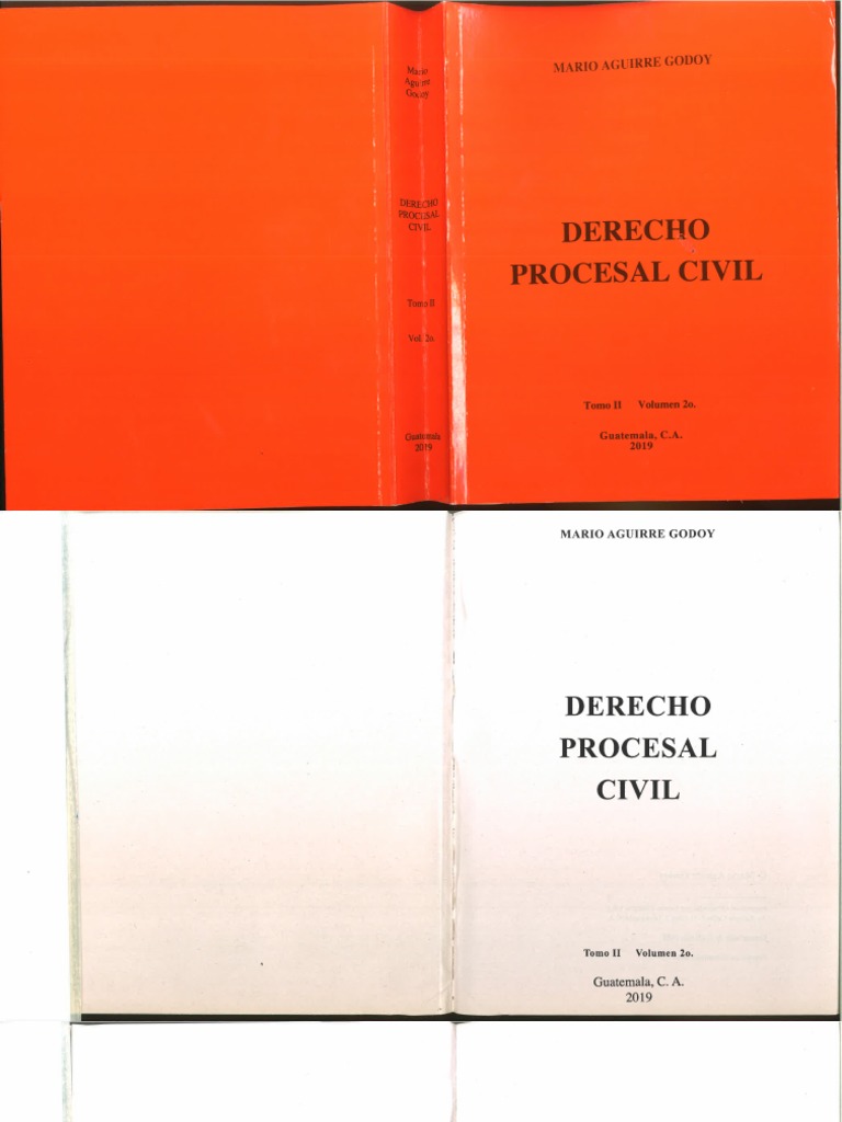 GODOY AGUIRRE, Mario Derecho Procesal Civil Tomo II | PDF