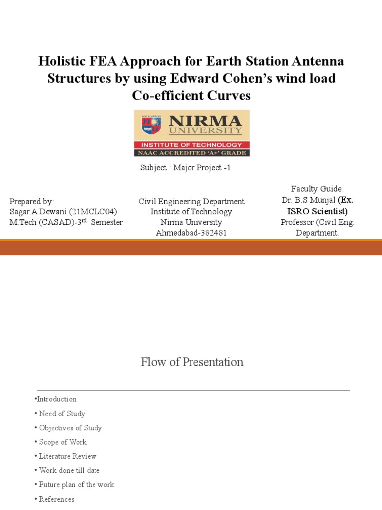 Holistic FEA Approach For Earth Station Antenna Structures by Using ...