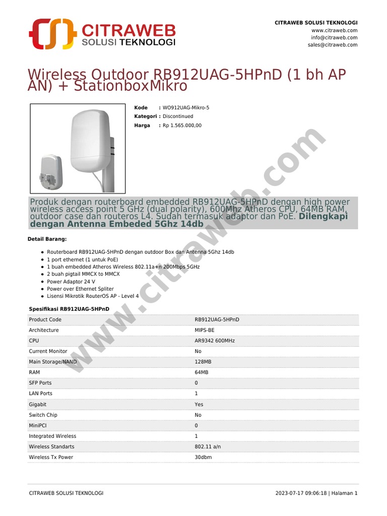 Brosur WO912UAG Mikro 5 - 20230717 | PDF