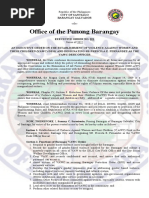 Barangay Full Disclosure Board | PDF