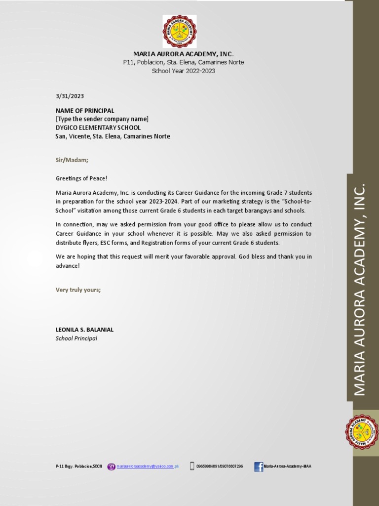 request letter career guidance | PDF