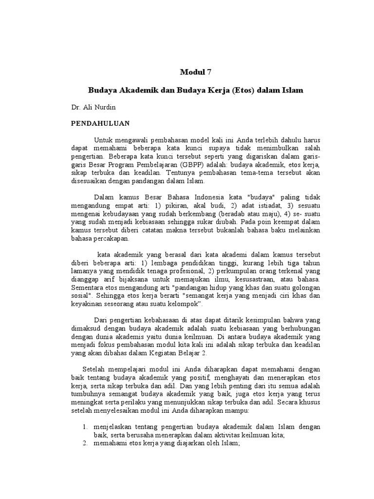 Revisi Modul 7 | PDF