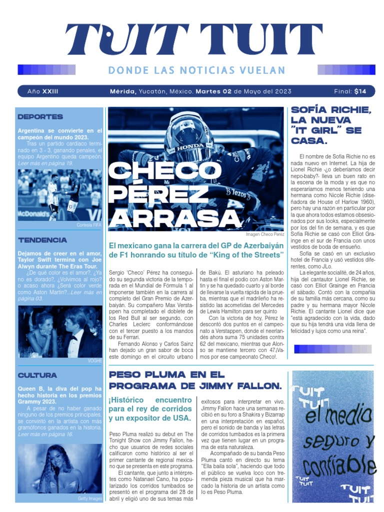 Domento en Pagínas - Periódico Twitter | PDF