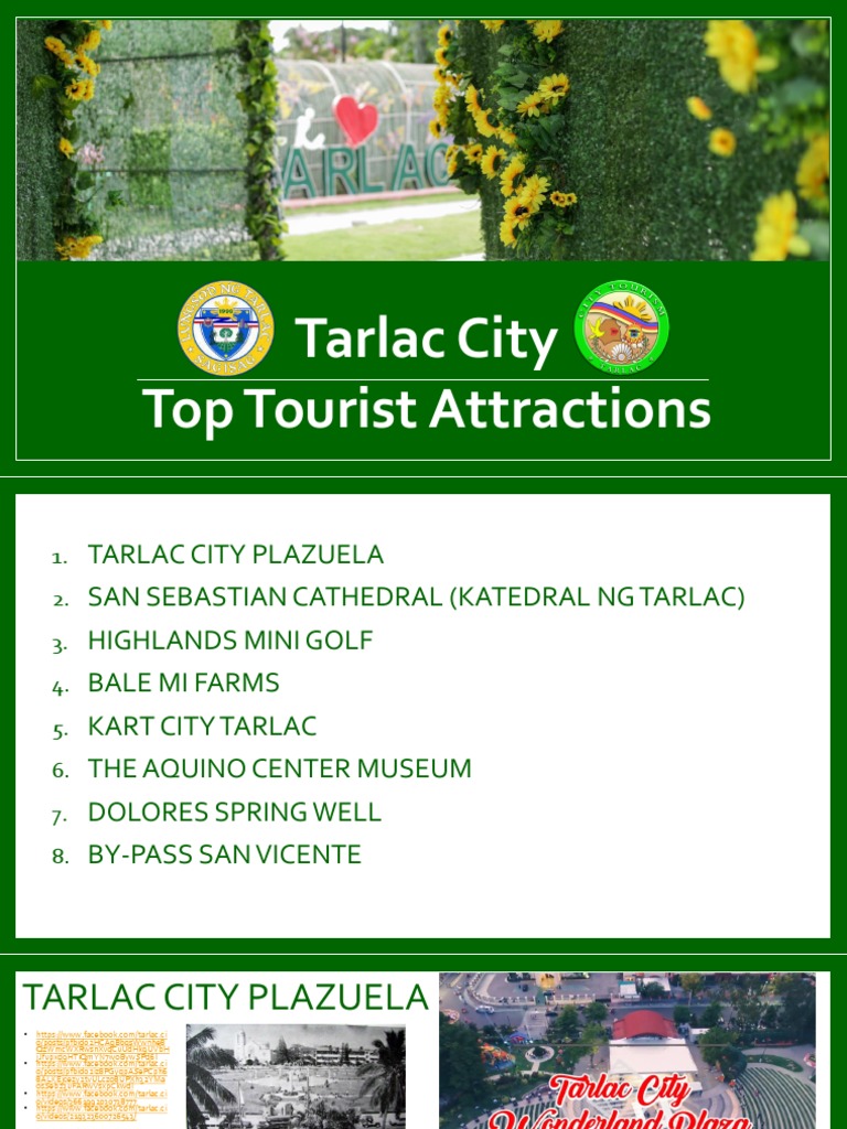 Tarlac City Top Tourist Attractions | PDF