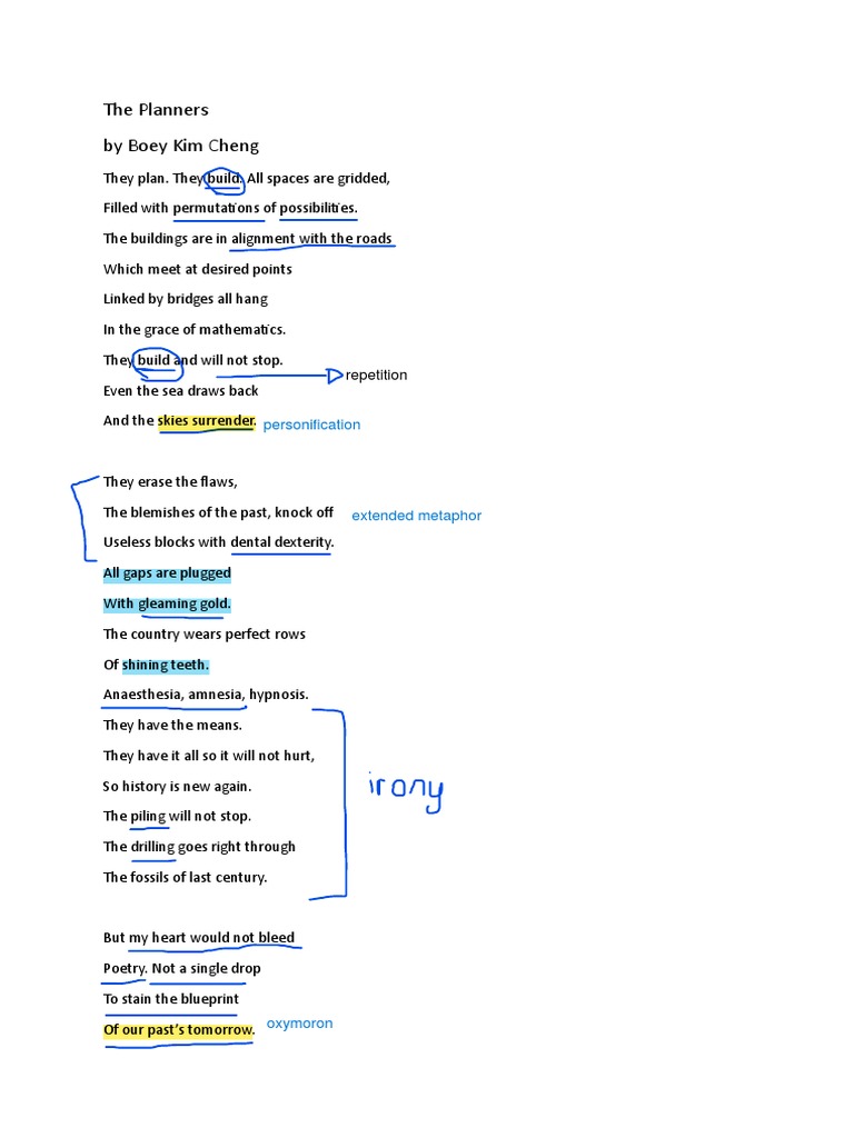 The Planners by Boey Kim Cheng | PDF