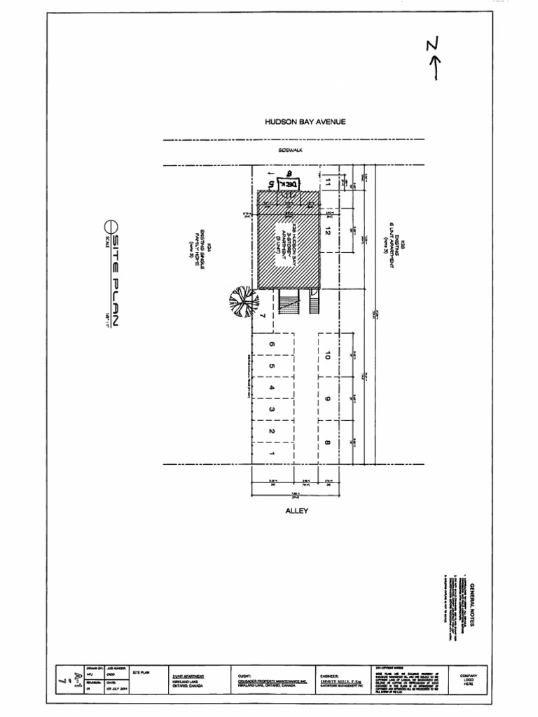 26 Hudson - Site Plan | PDF