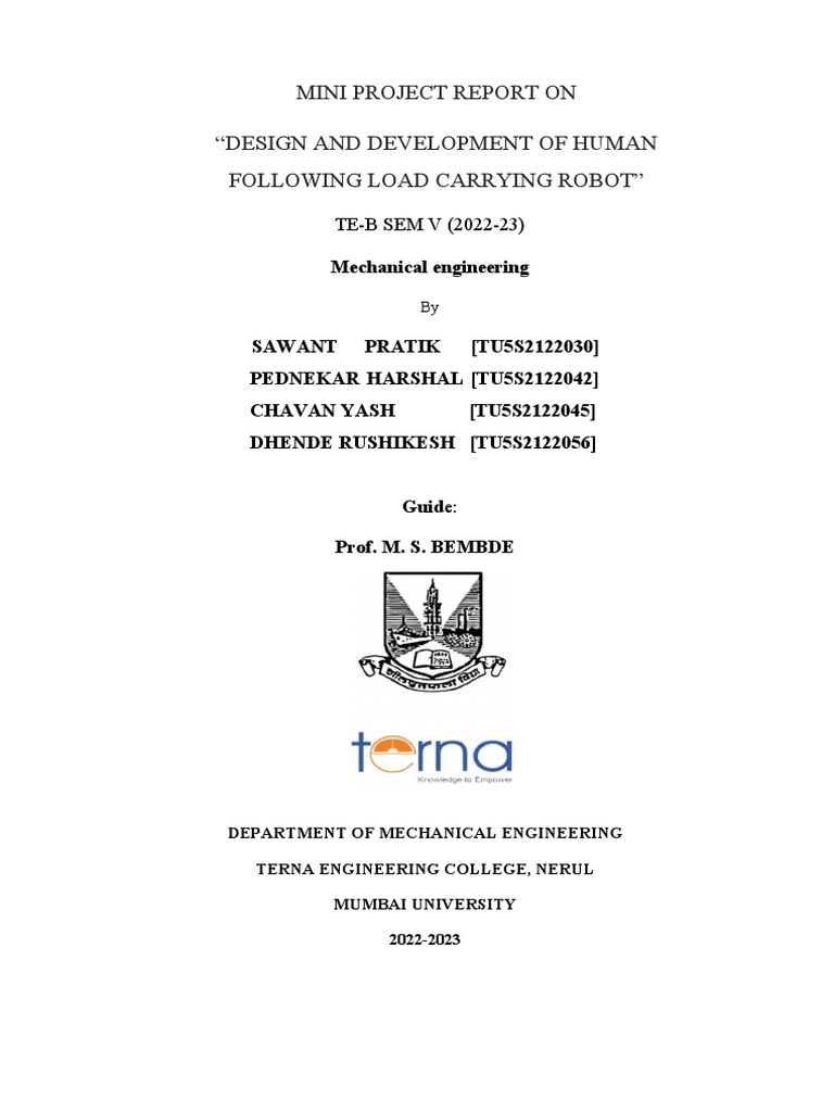 group 2 sem 5 project report | PDF