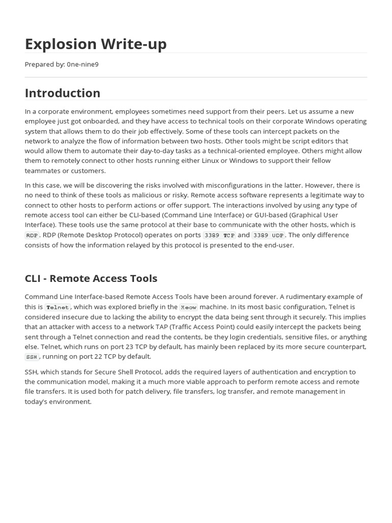 05 Write-Up RDP | PDF