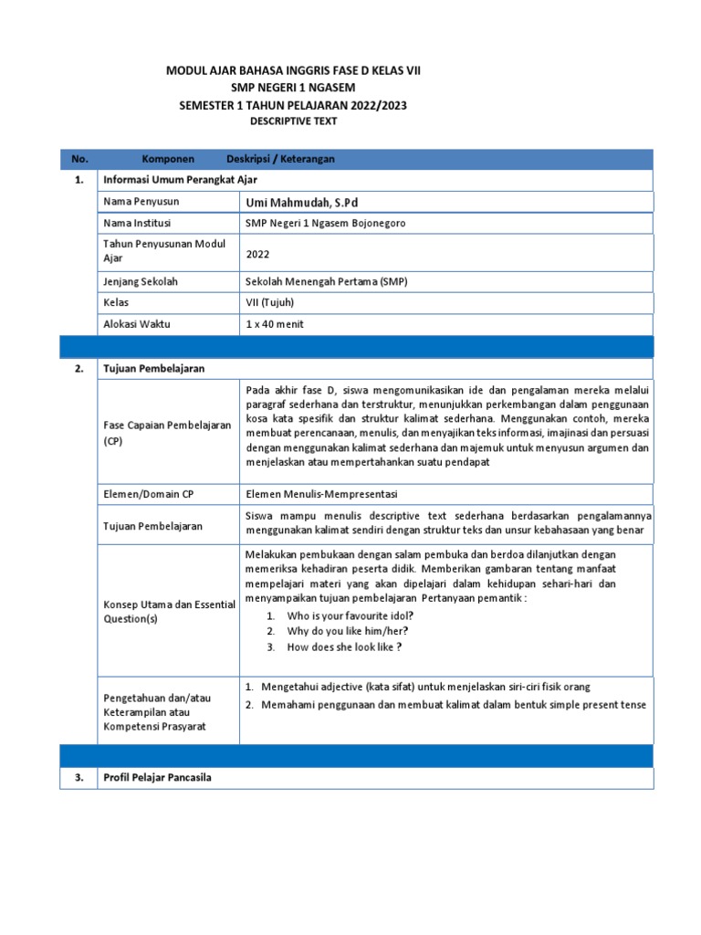 Contoh Assesment 7 | PDF