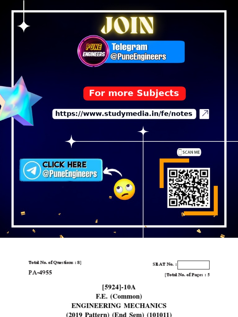 Mechanics Sem 2 Endsem 2022 Paper 3 | PDF