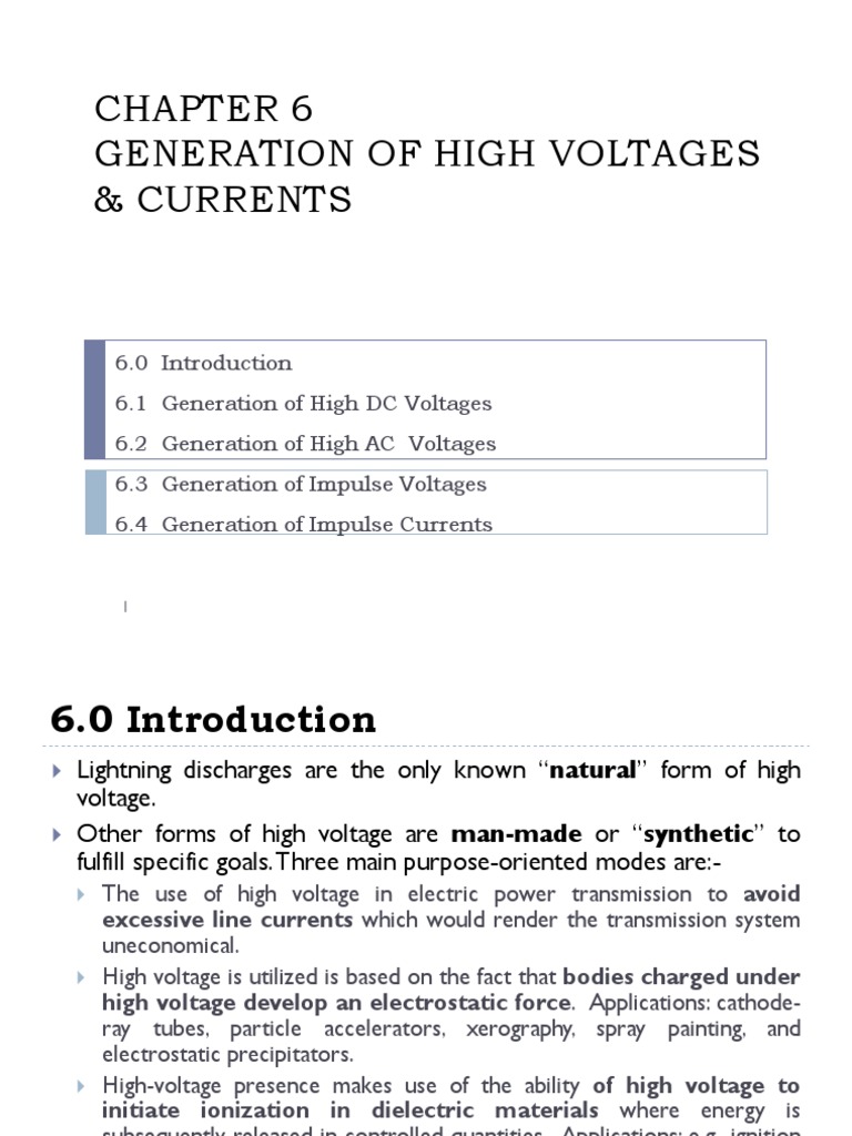High Voltage Engineering | PDF