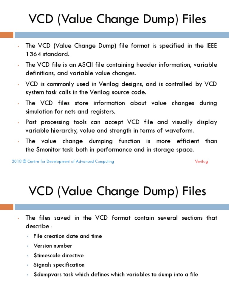 10verilog VCD | PDF