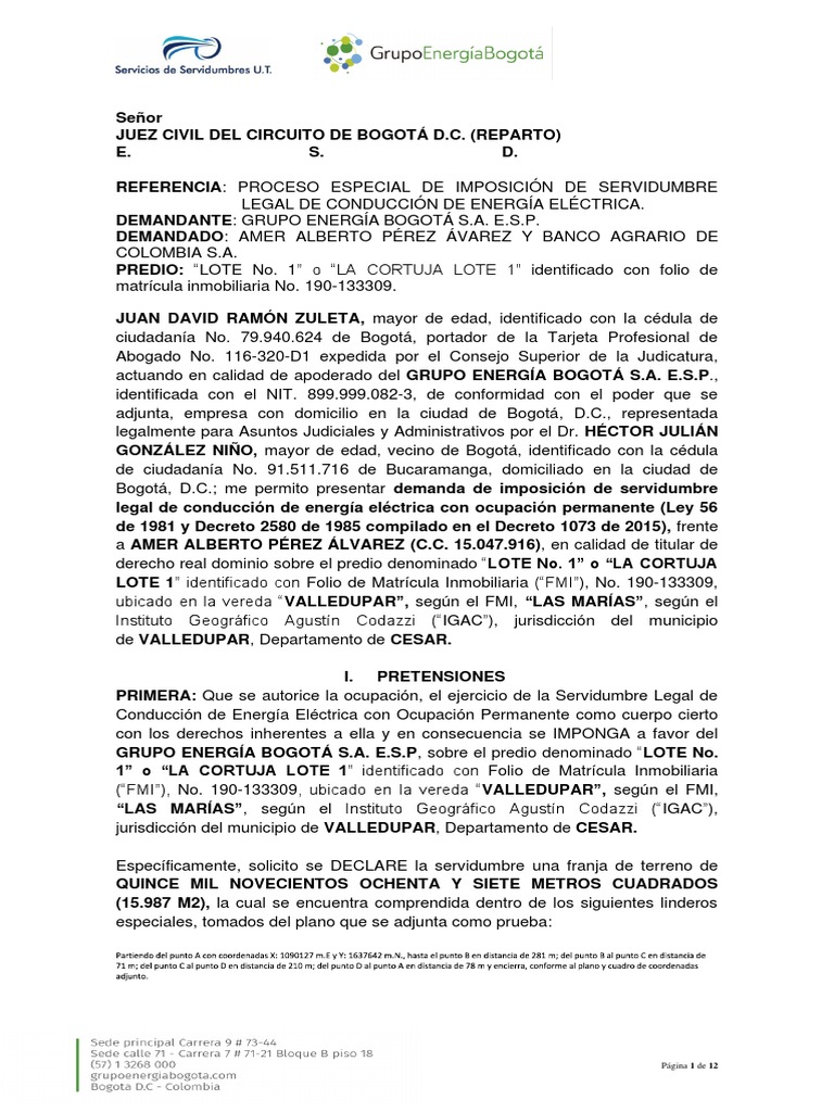 01 Demanda Anexos | PDF