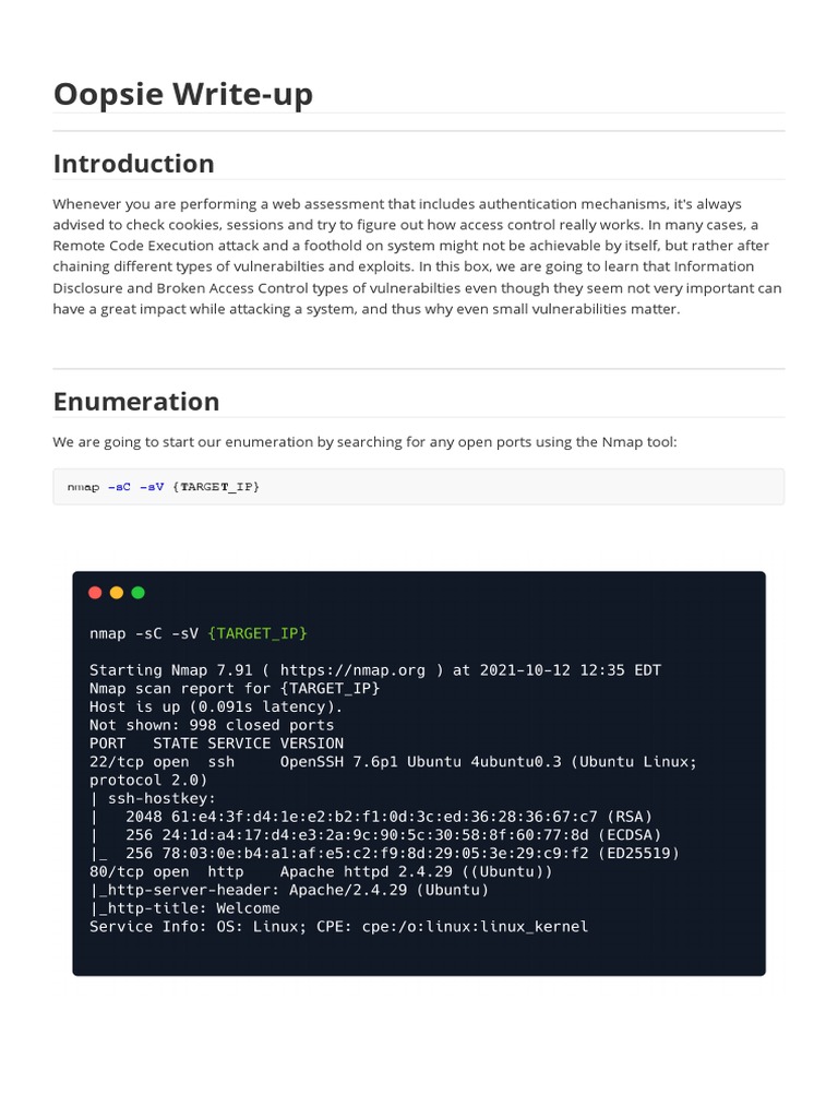 20_Write-up_Oopsie | PDF