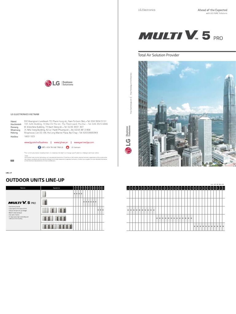 Catalogue - Multi - V - 5 - Pro - 2023 CDU LG | PDF
