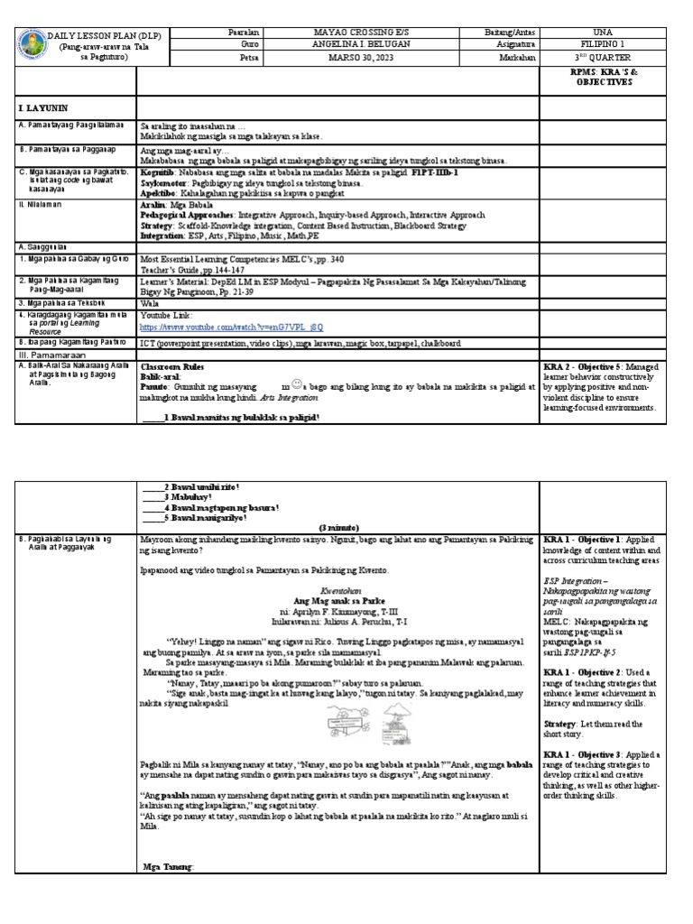 CO1-Filipino-Mga Babala | PDF