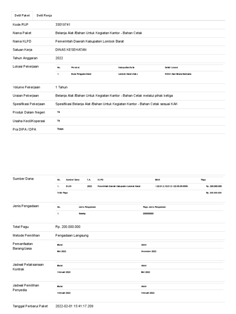 RUP - Bahan Cetak | PDF