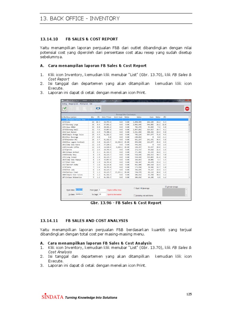Manual VHP System - InventoryReport3 - 13d | PDF