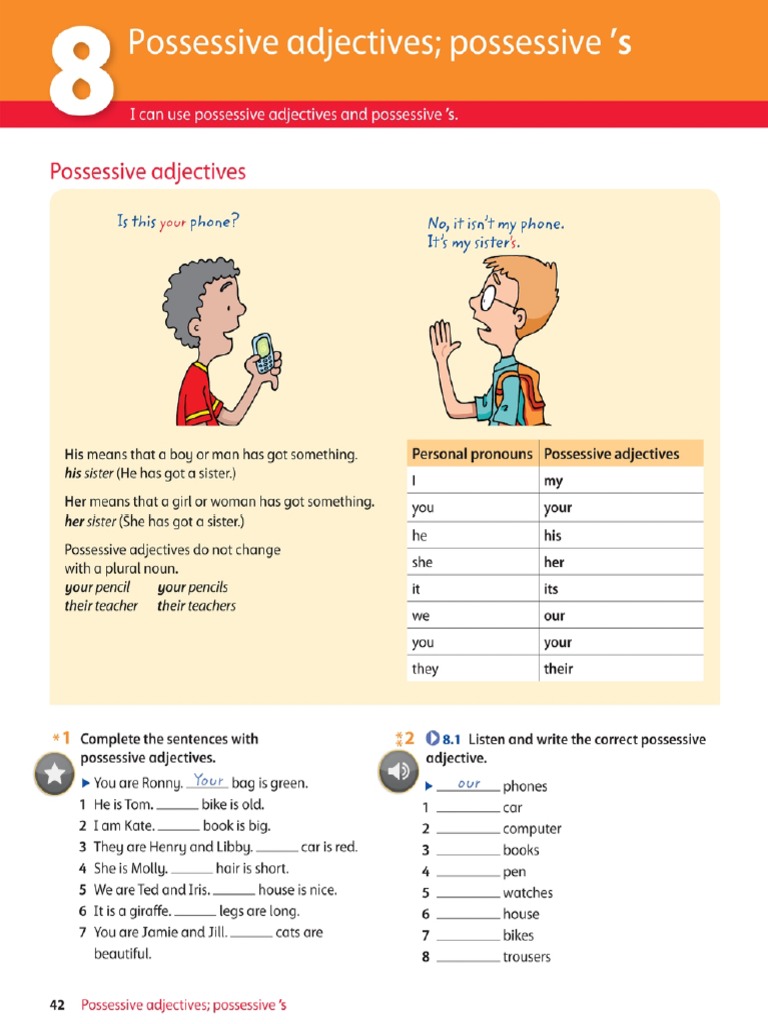 Unit 8 Possessive | PDF