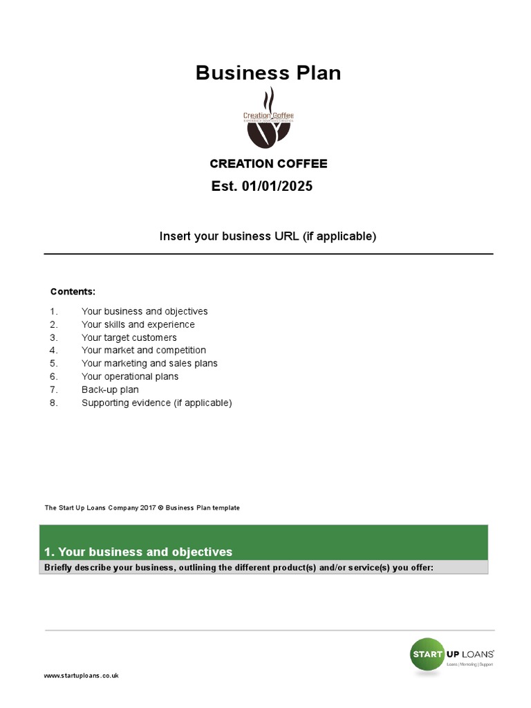 Business Plan Format | PDF