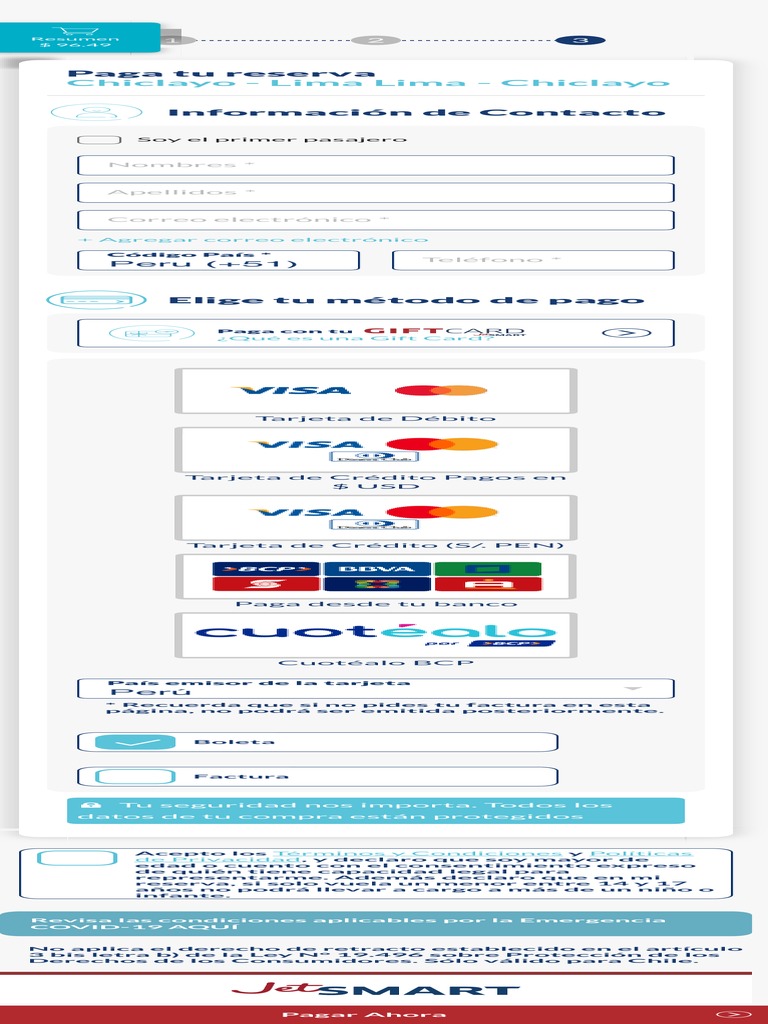 Vuelos Baratos - JetSMART Aviones Nuevos Sitio Oficial 2 | PDF