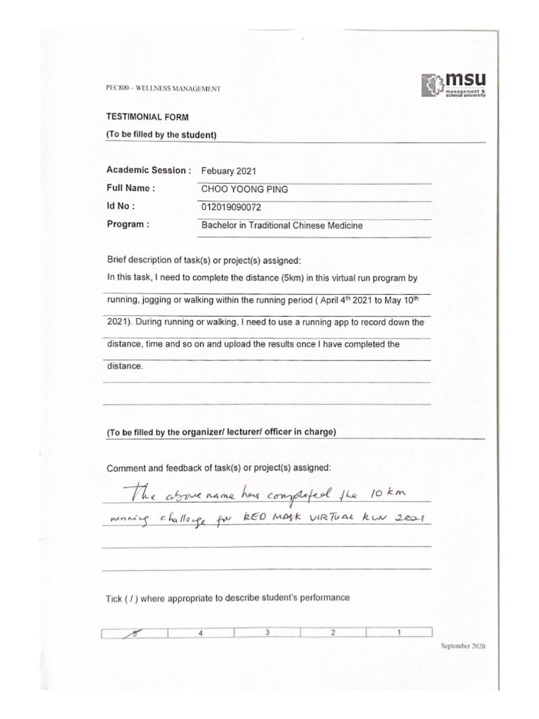 Pec800 - Wellness Management | PDF