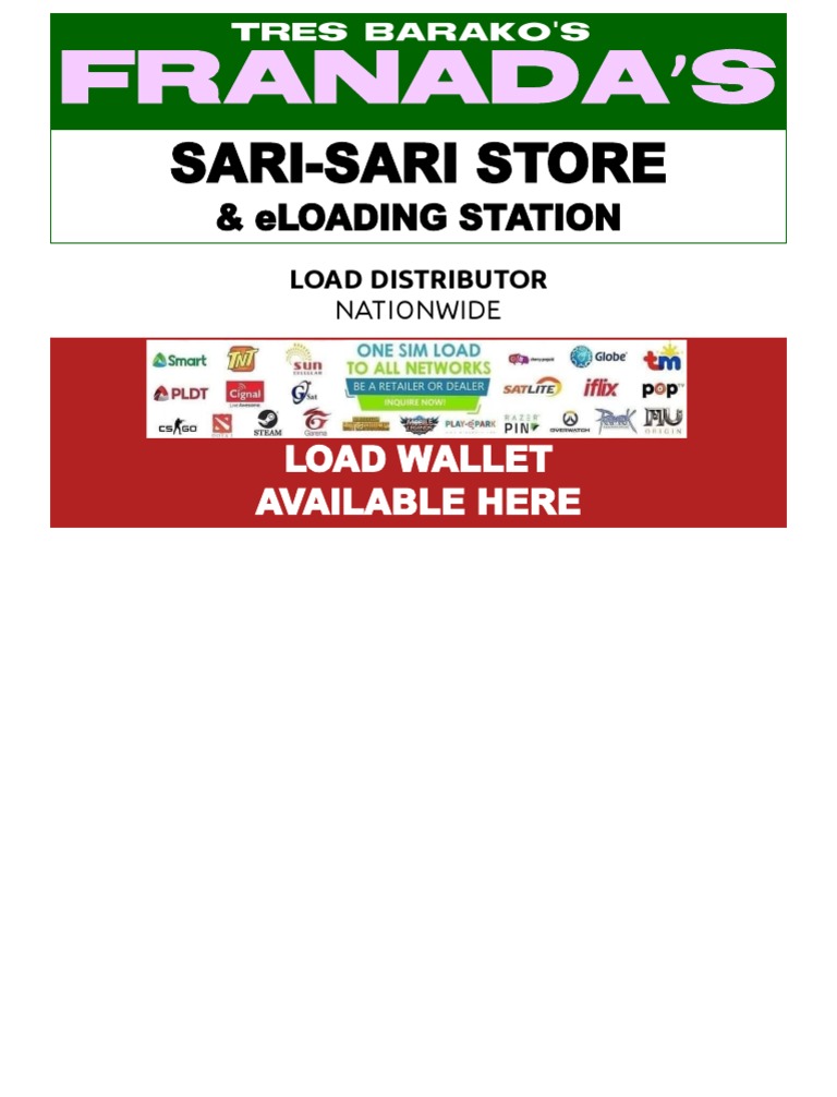 Tarpaulin Sample Layout | PDF