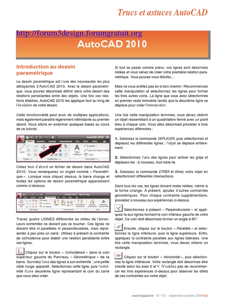 Cours Auto Cad | PDF