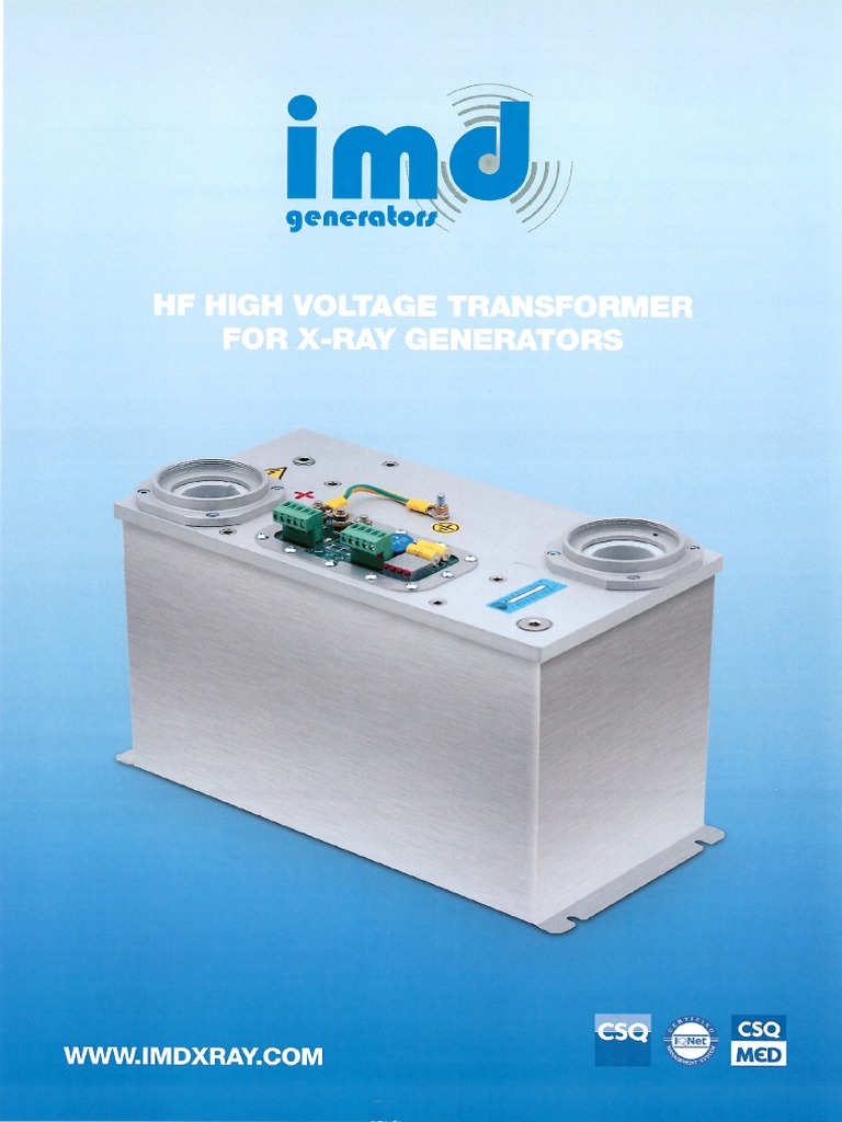 Data Sheet HF High Voltage Transformer For X - Ray Generators | PDF