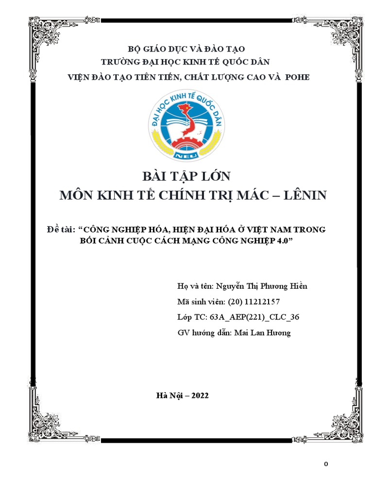 Nguyen-Phuong-Hien-11212157-BTL-KTCT | PDF