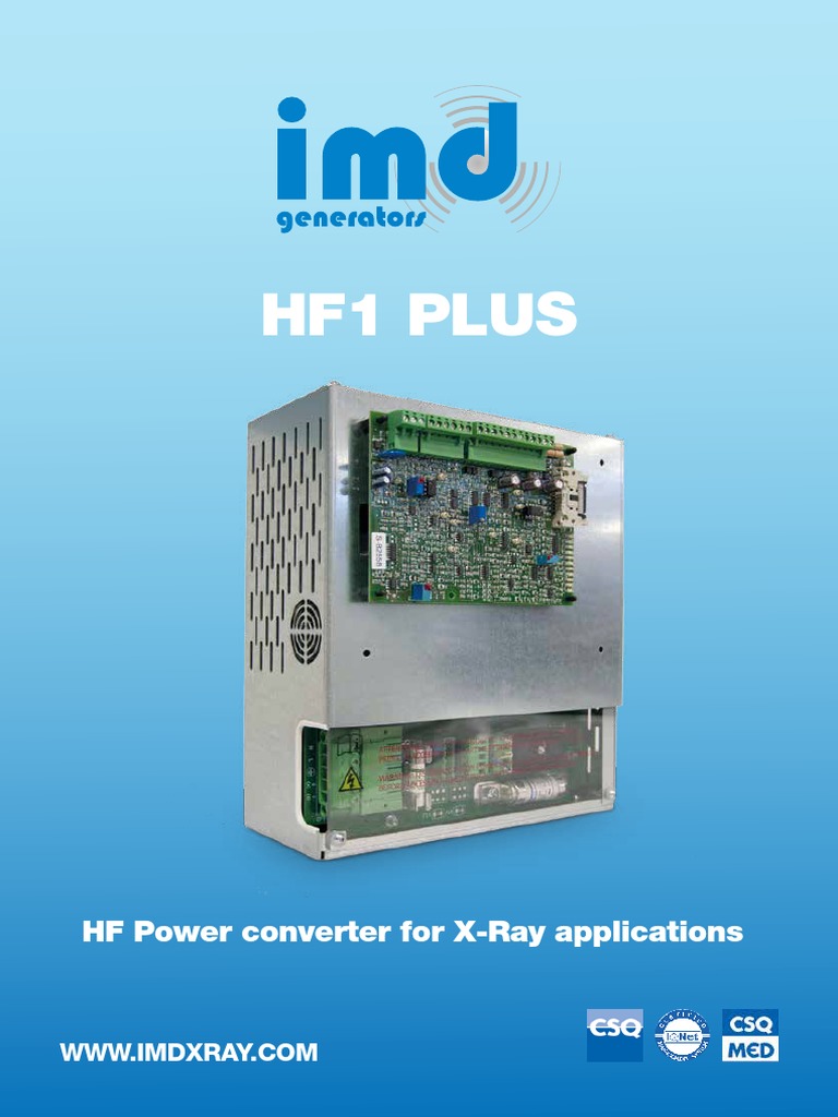 HF1 PLUS - HF Power Converter For X-Ray Applications | PDF