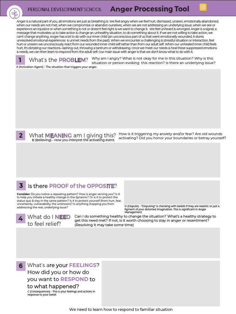Anger Processing Tool | PDF