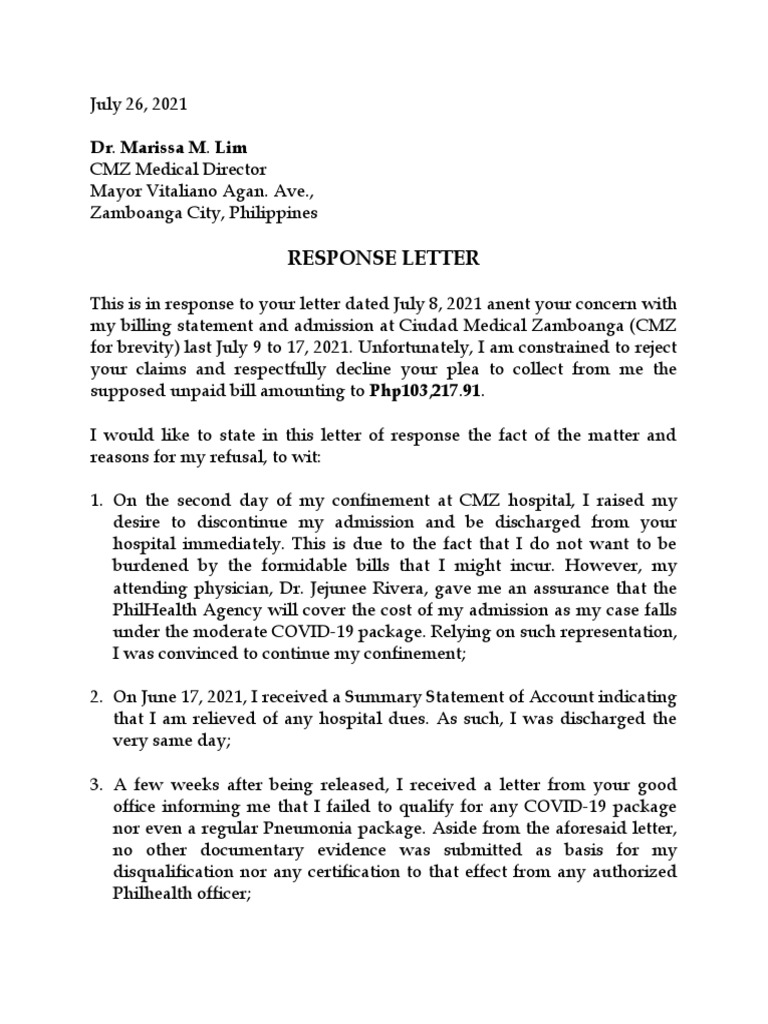 Response Letter | PDF