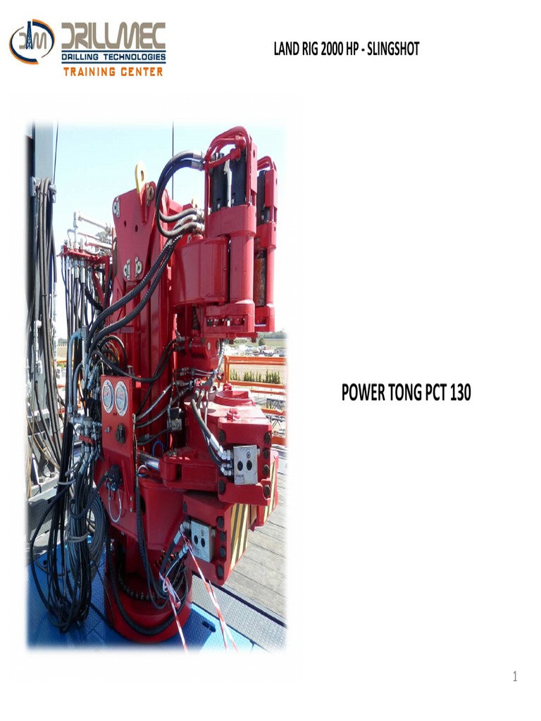 Power Tong PCT 130 Overview | PDF